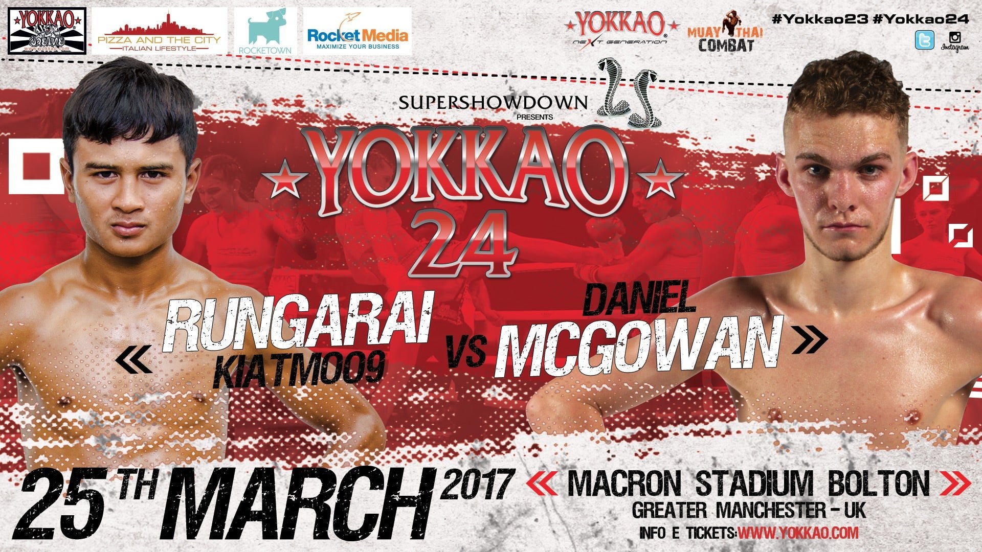 Rajadamnern Champion Rungarai Kiatmoo9 vs UK's Daniel McGowan set for | YOKKAO