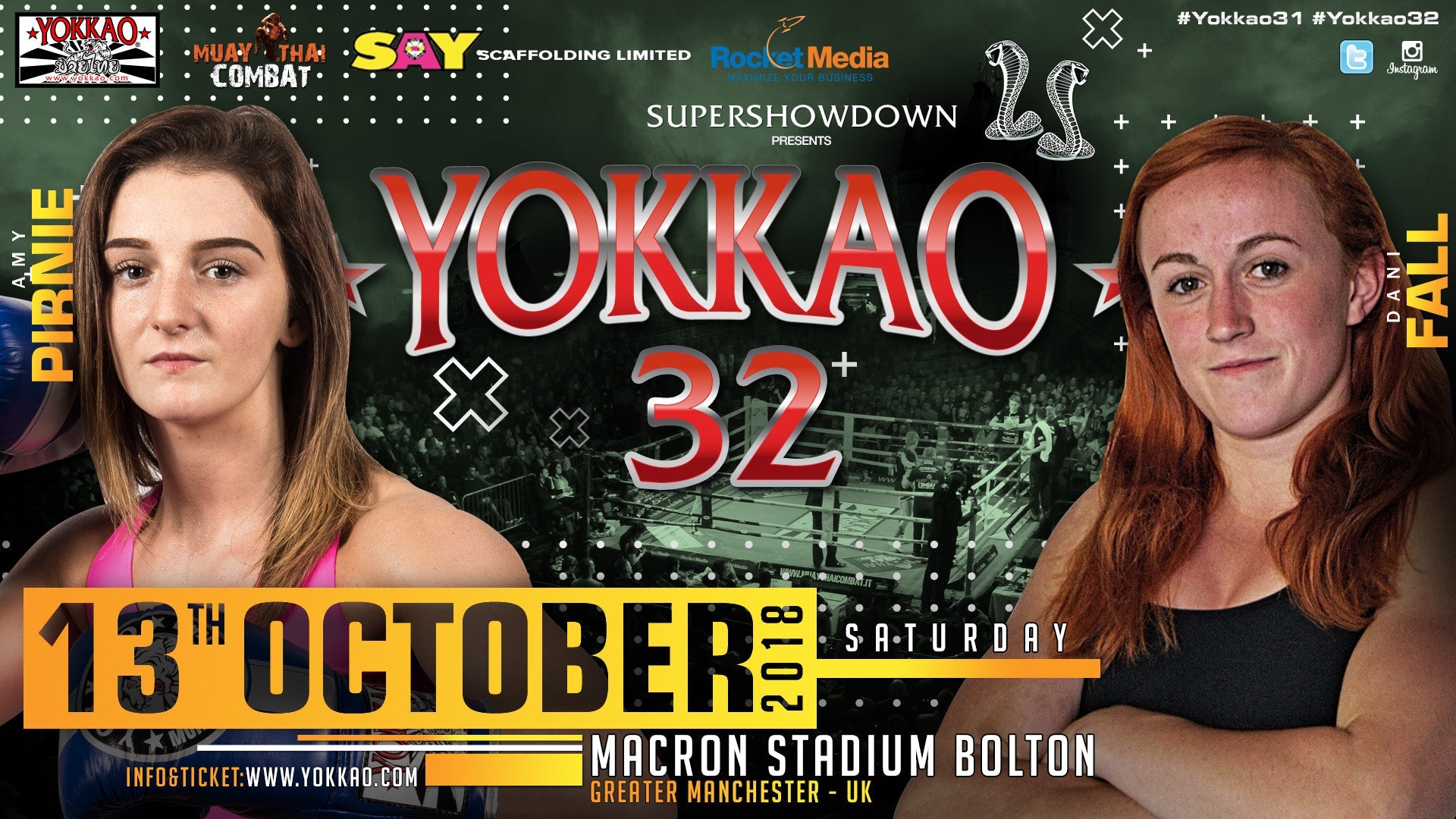 YOKKAO 32: Amy Pirnie vs Dani Fall For Number 1 Spot! | YOKKAO