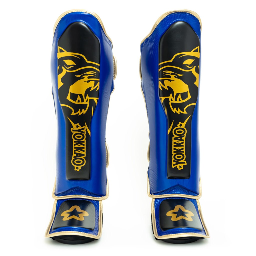 Original Shin Guards Gold - Premium Protection for Muay Thai | YOKKAO USA