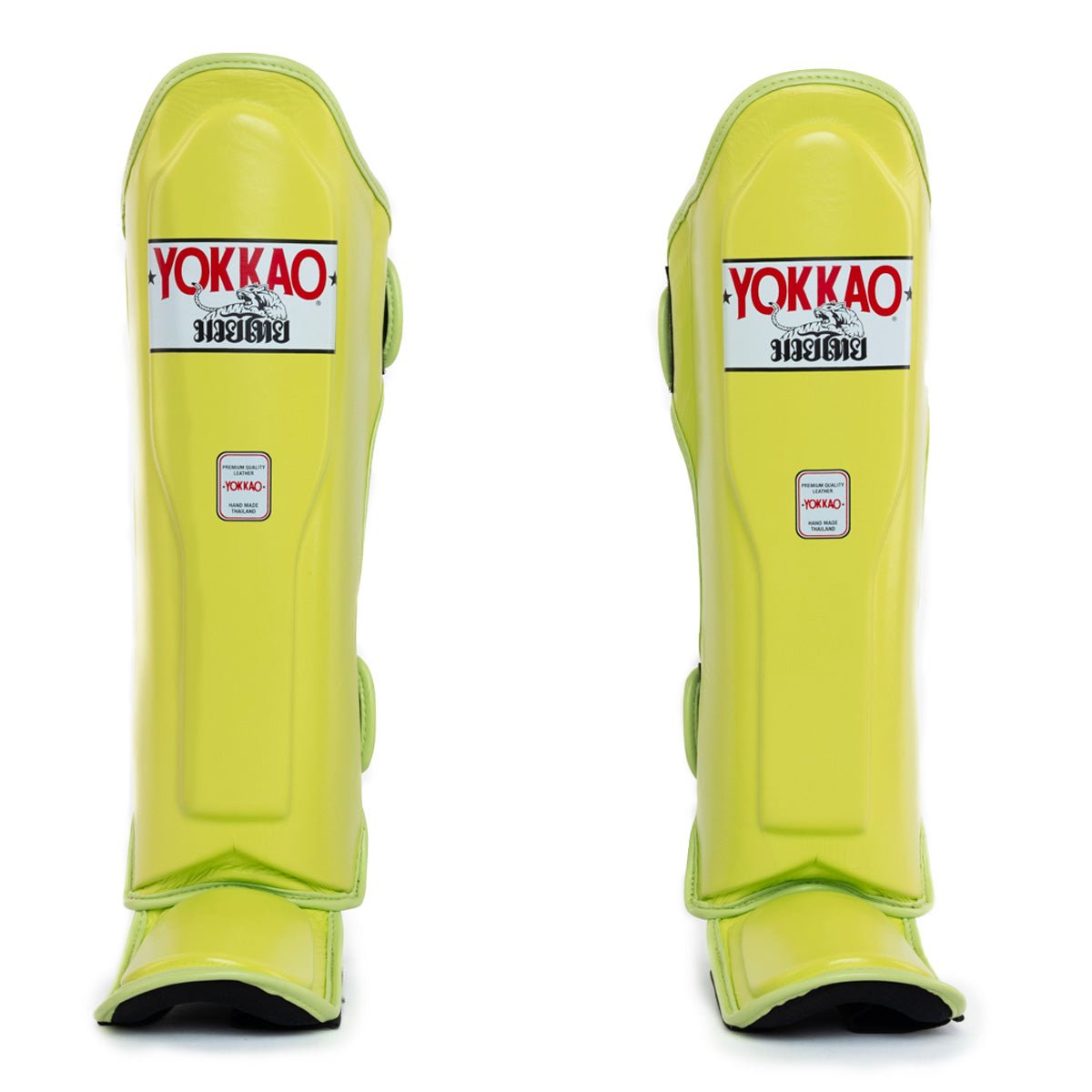 Matrix Lime Punch Shin Guards | YOKKAO