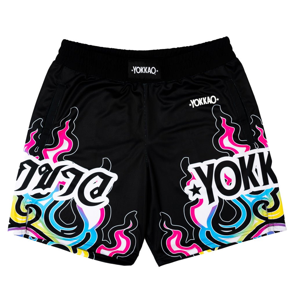 Flames Workout Shorts Fitness | YOKKAO USA